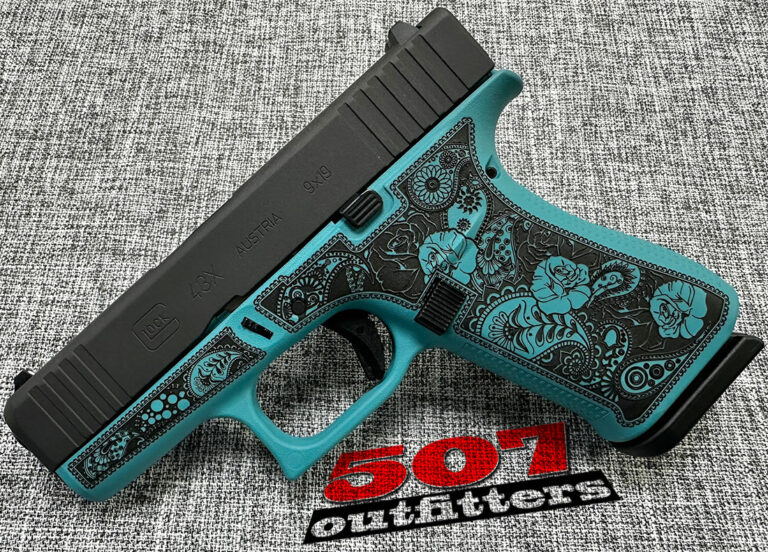 Glock 43X Custom “Tiffany & Paisley” – 507 Outfitters